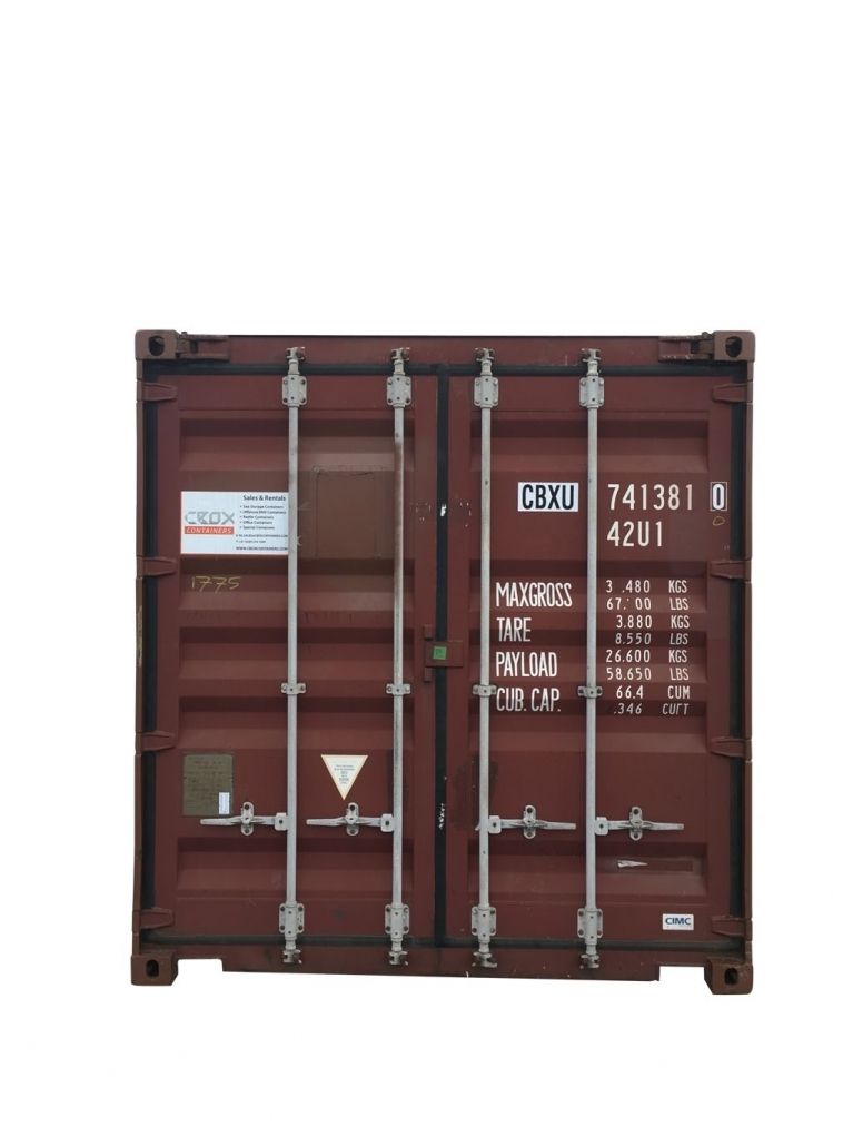 40ft Open Top with Removable Header container - Used - B Quality | CBOX ...