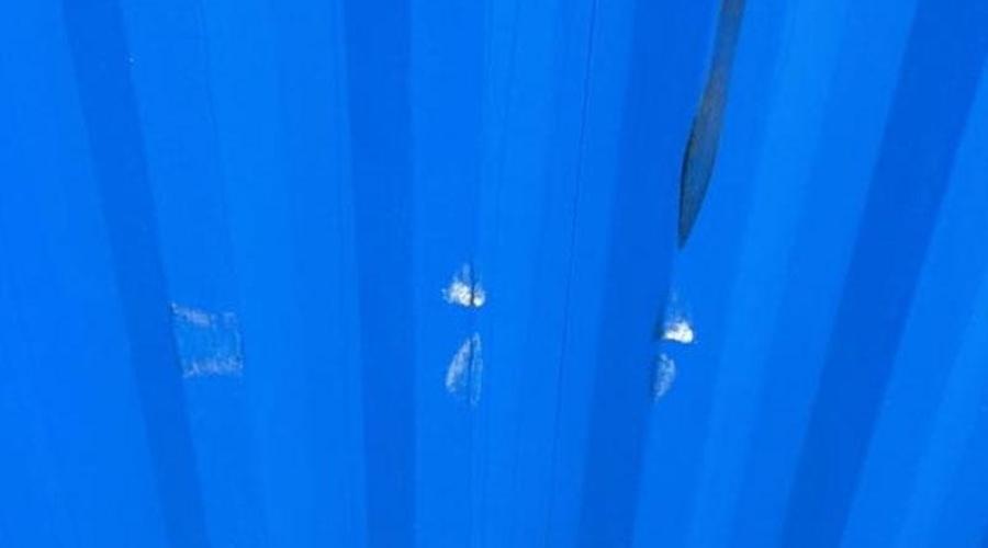 Example: Damages to one trip containers | CBOX containers