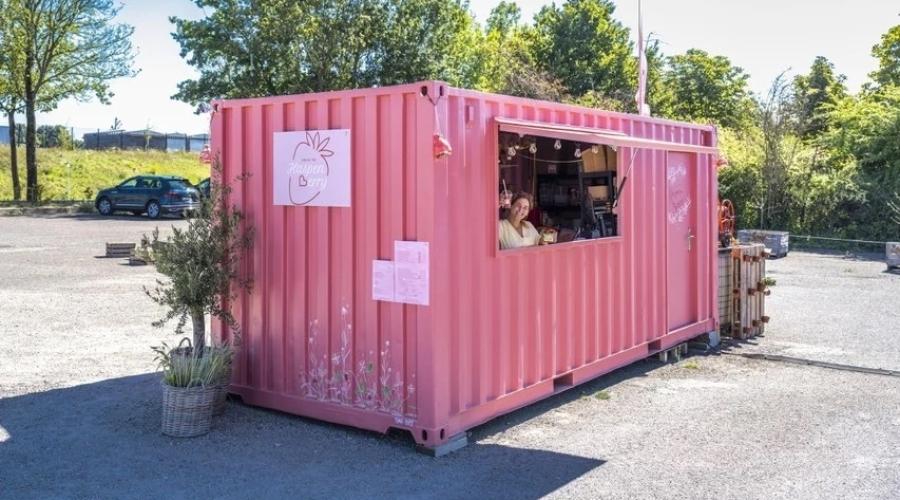 Pink Drive-thru Container | CBOX Containers | CBOX containers