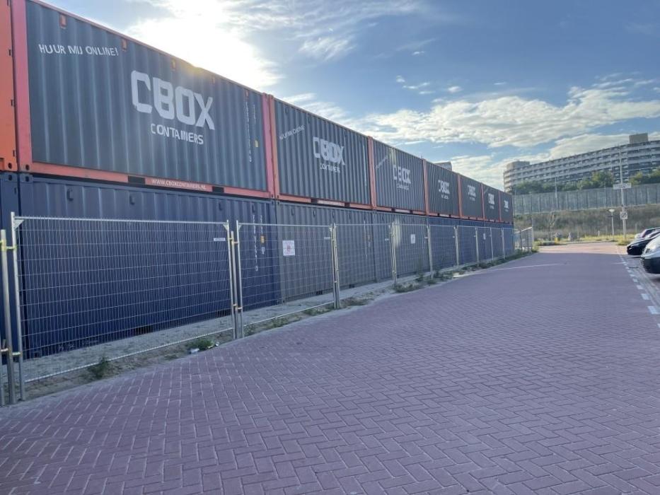 Temporary noise barrier shipping containers | CBOX containers | CBOX ...