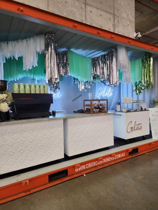 Gelato and Coffee in Sidedoor rental containers | CBOX Containers ...